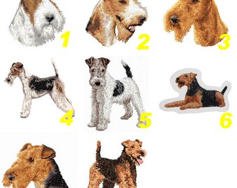 Fox Terrier Embroidery - Etsy