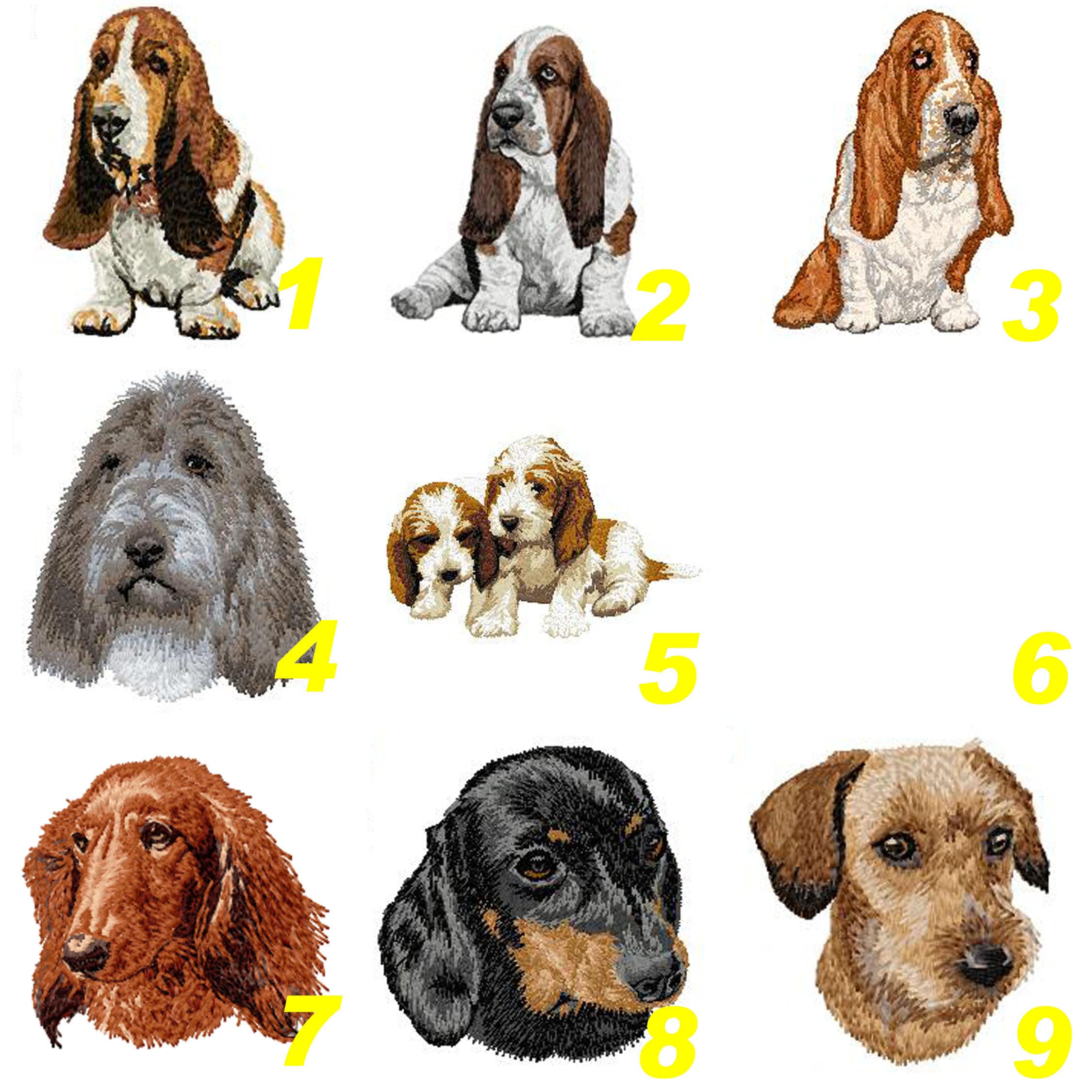 Basset Hound Patch Patch Embroidered Dog Basset Hound Gift - Etsy UK
