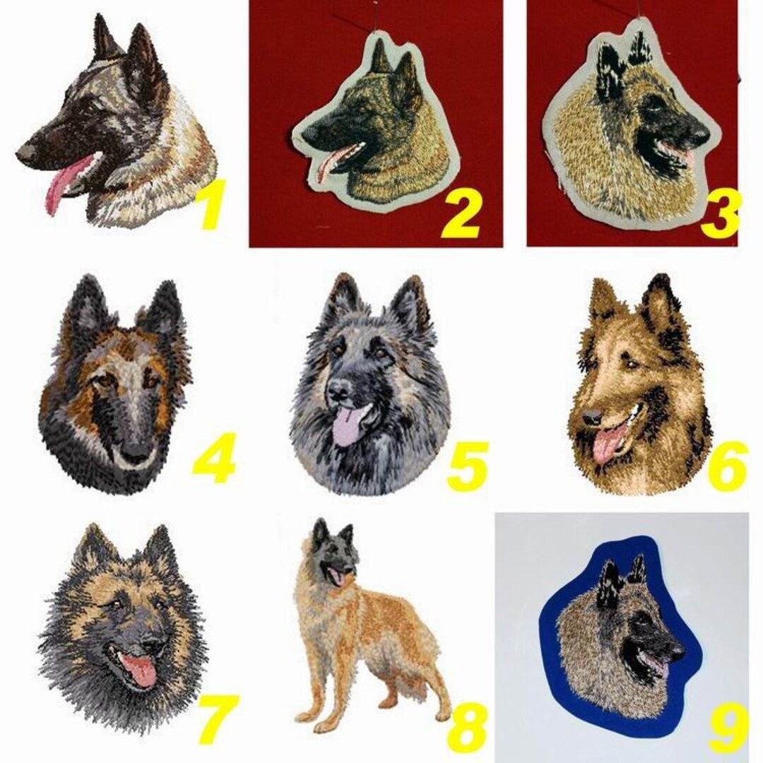 Malinois, Tervueren, Embroidered Badge, Embroidered Patch, Tervuren, K9, Belgian Shepherd, Dog ...
