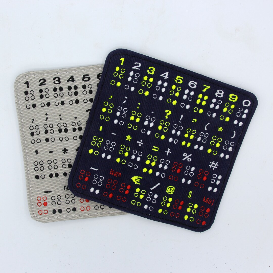 Educational Board for Learning Braille. Numbers and Symbols. in ...