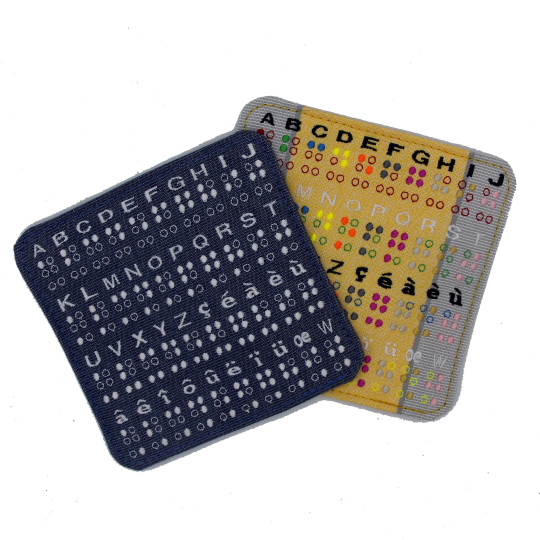 Educational Board for Learning Braille. Alphabet Letters. in ...