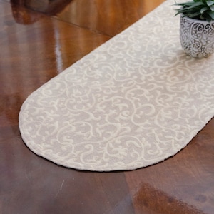 Patterned Moroccan Table Runner, Traditional Console Table Runner ...