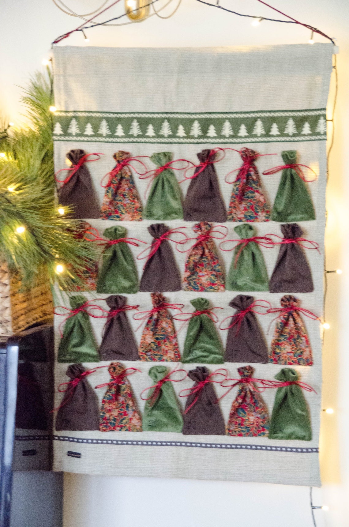 Durable Fabric ADVENT CALENDAR is a Nice Family Heirloom Idea - Etsy