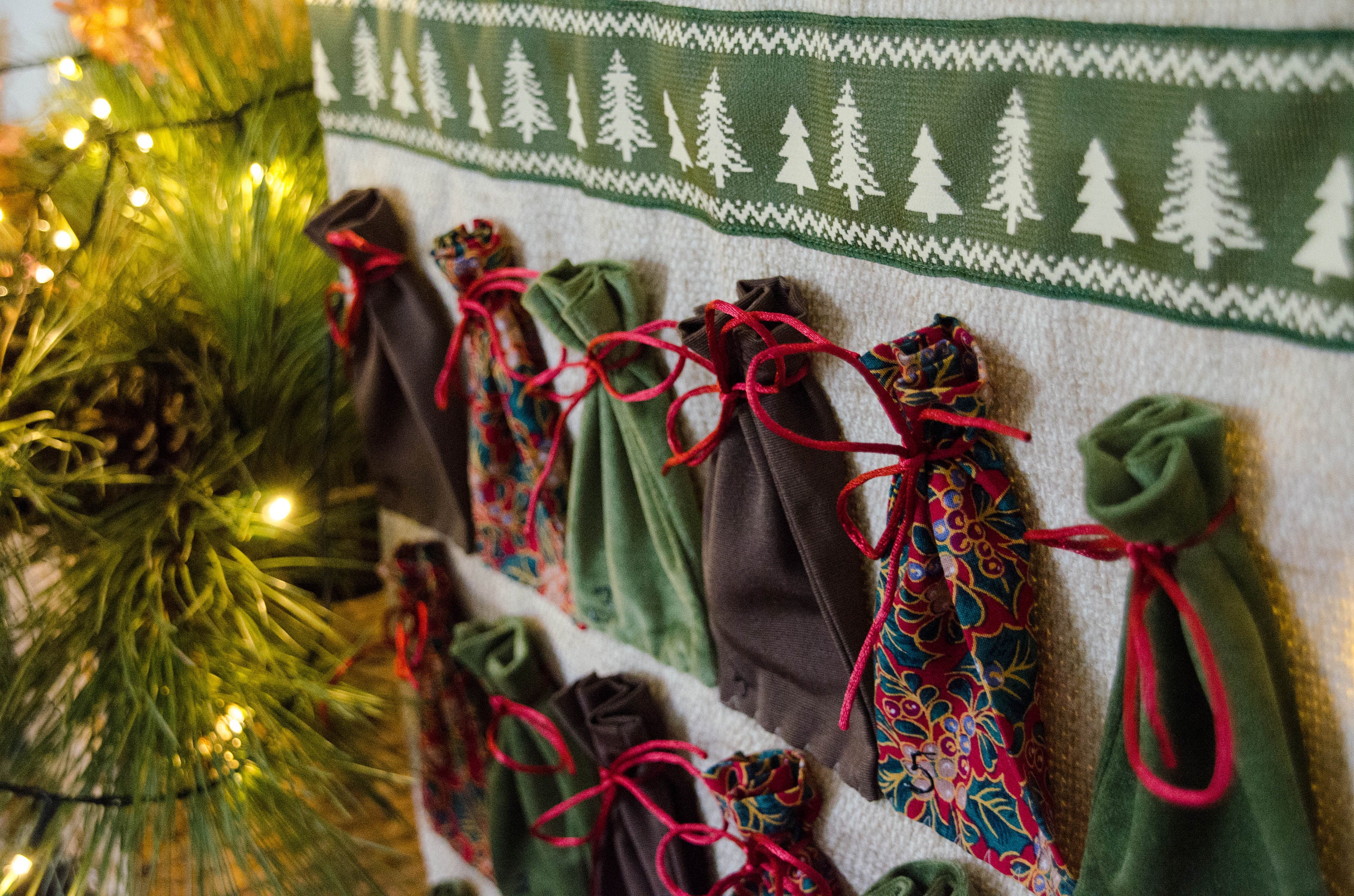 Durable Fabric ADVENT CALENDAR is a Nice Family Heirloom Idea - Etsy