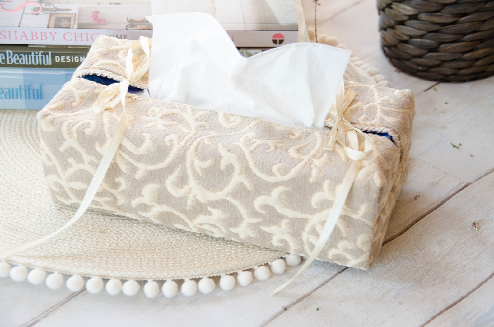 Elegant Tissue Box Cover Made of High Quality Tapestry Fabric - Etsy