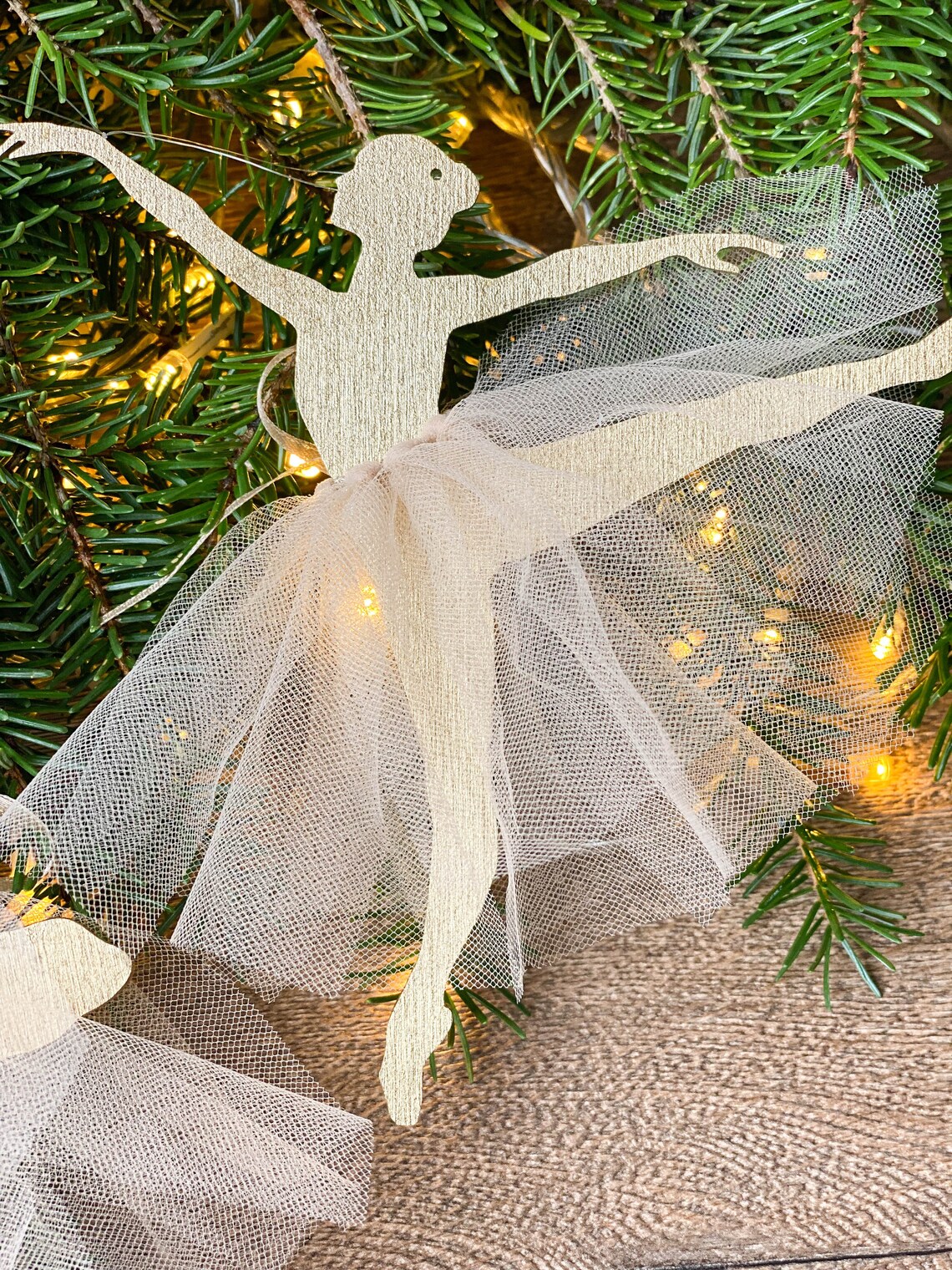 A Set of 3 Golden Ballerina Decorations to Decorate Your Home | Etsy