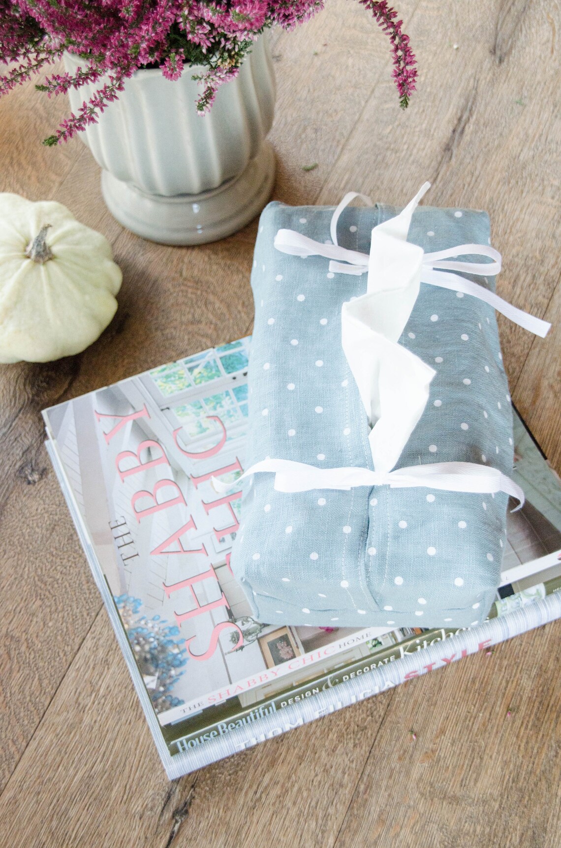 Natural Linen Tissue Box Cover Made of Washed Linen Water - Etsy