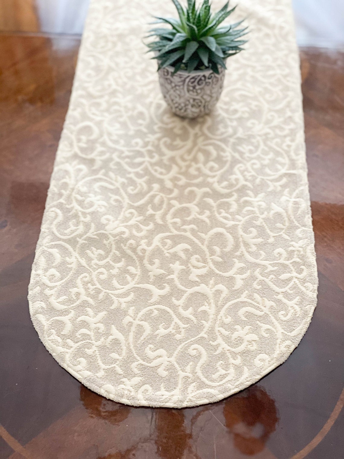 Patterned Moroccan Table Runner Traditional Console Table - Etsy