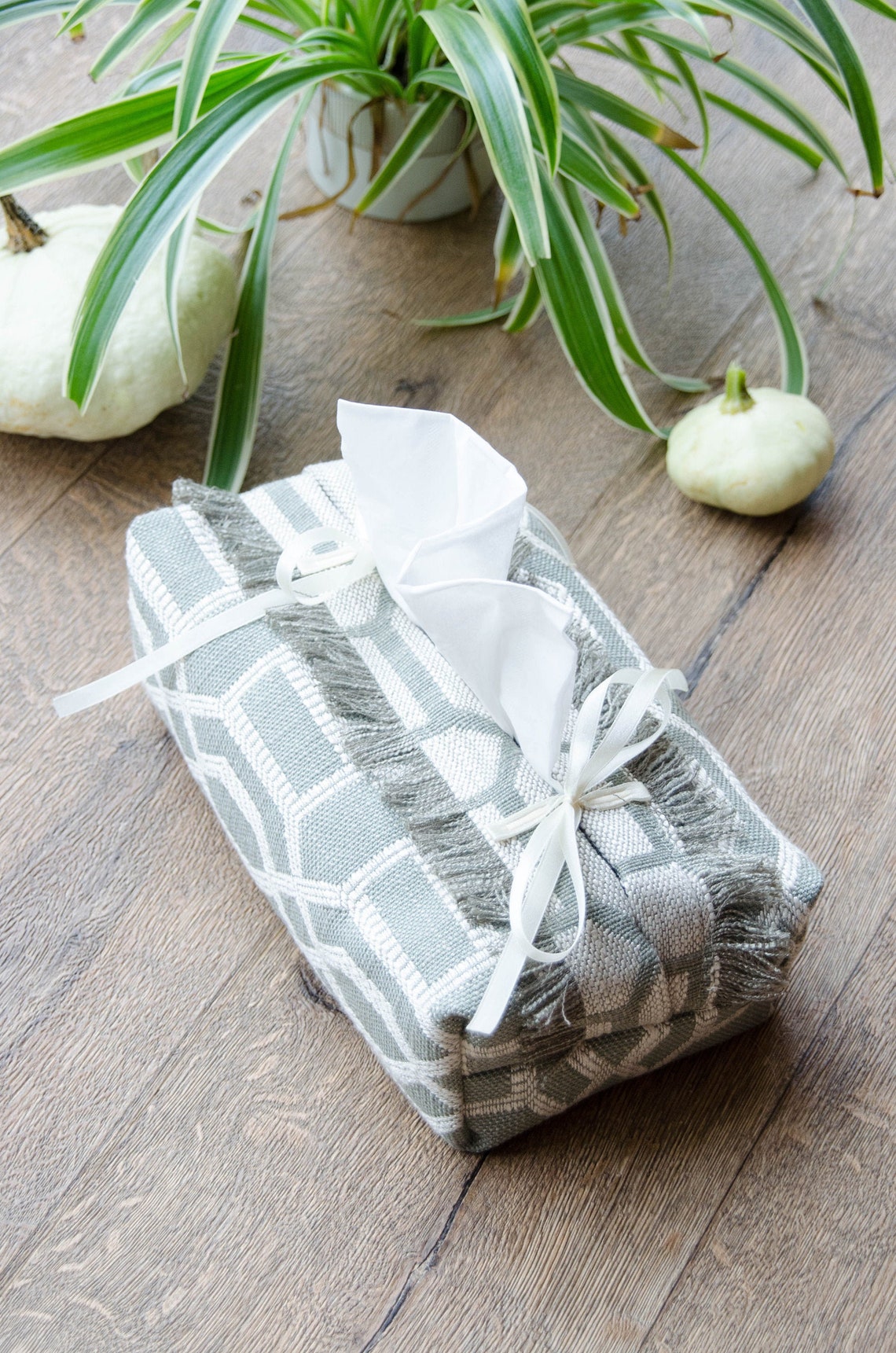 Fabric Tissue Box Cover Sage Green Tissue Box Cover Bedside - Etsy