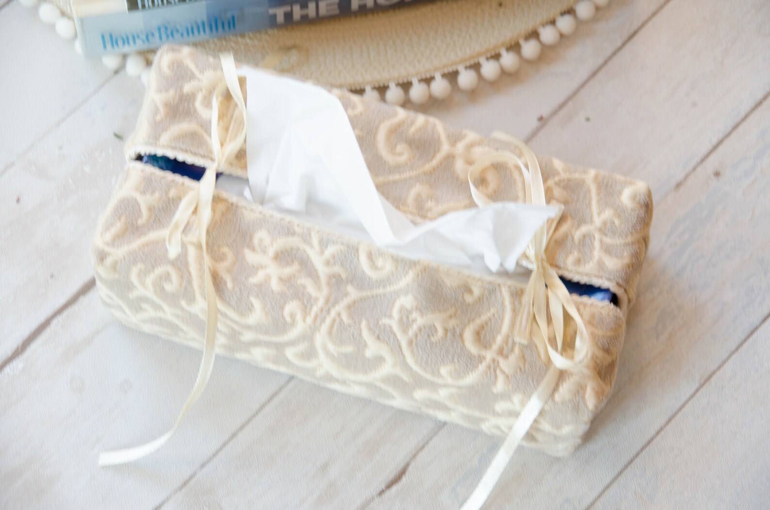 Elegant Tissue Box Cover Made of High Quality Tapestry Fabric - Etsy