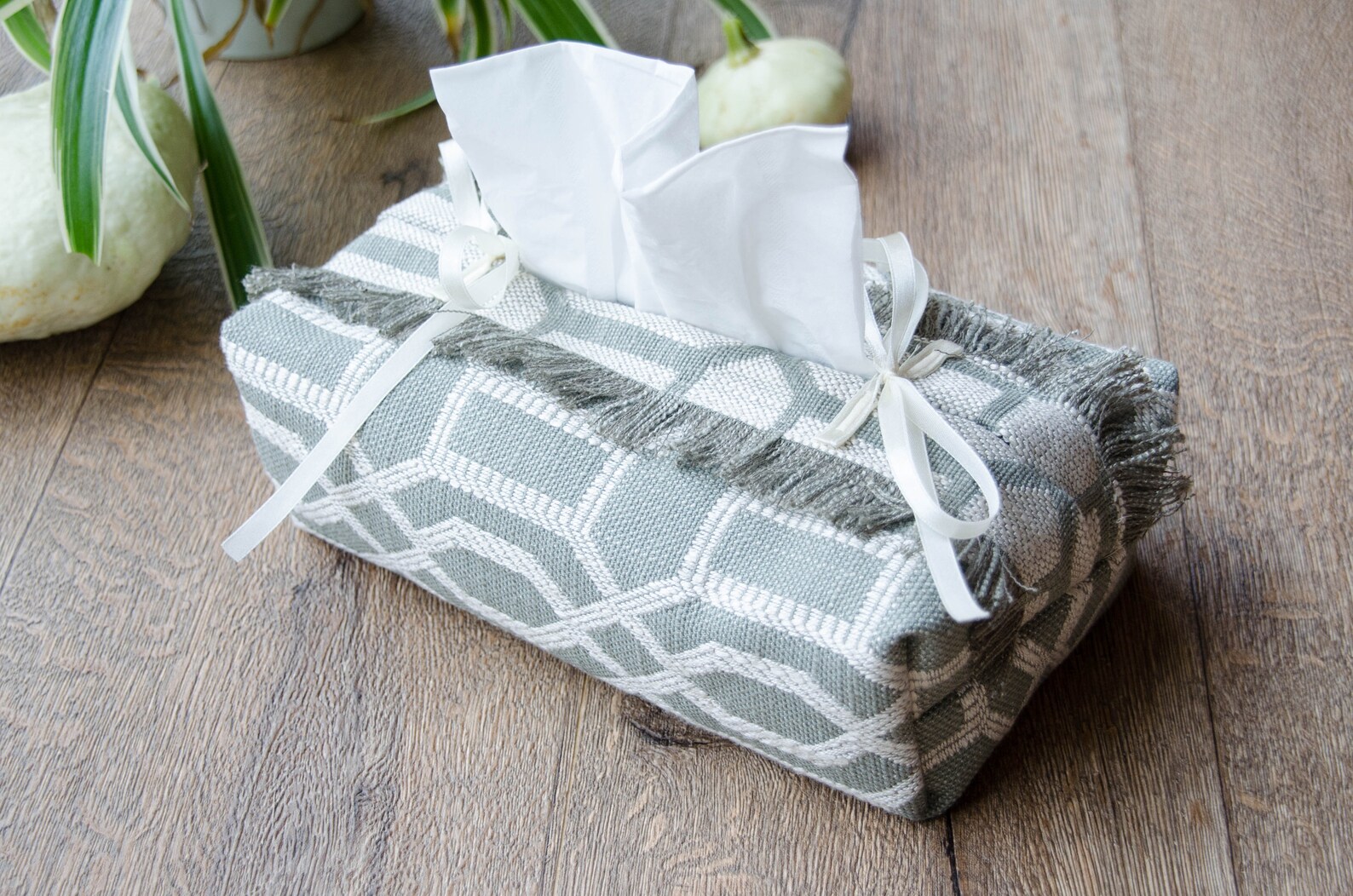 Fabric Tissue Box Cover Sage Green Tissue Box Cover Bedside - Etsy