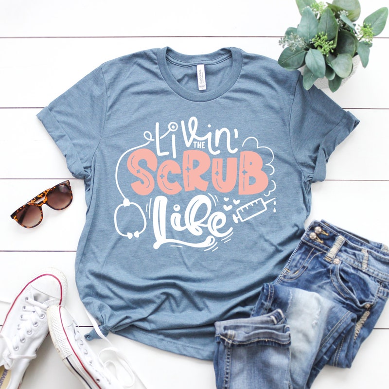 Livin the Scrub Life - Etsy