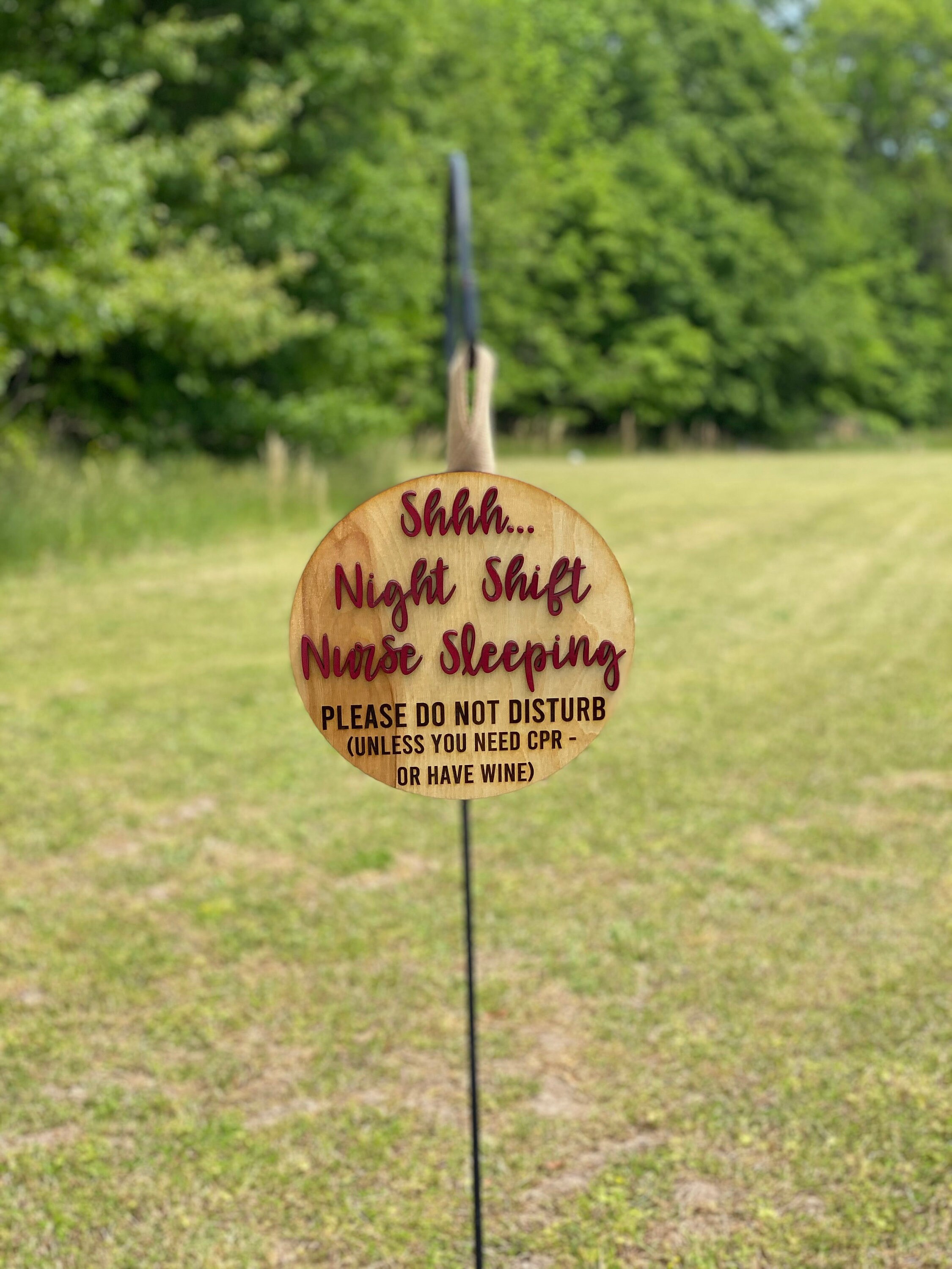 Nurse Sleeping Door Sign, Nurse Sign, Nurse Gift, Nurse Gift Ideas ...