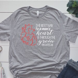 Nurse Shirts, Anatomical Heart Shirt, Cath Lab Shirt, Anatomy Shirt ...