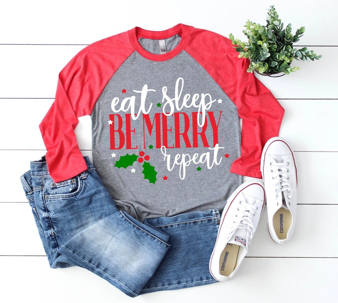 Christmas Baseball Shirt, Believe, Christmas Raglan, Santa Christmas ...