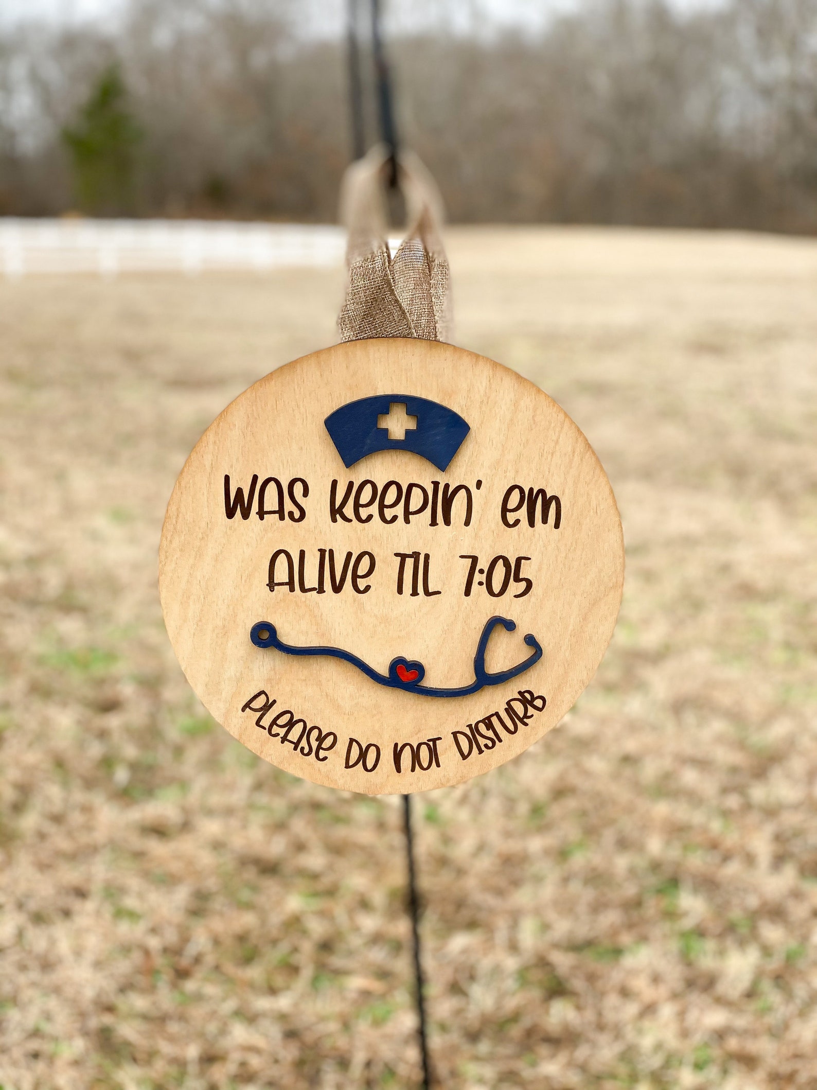 Nurse Sleeping Door Sign Nurse Sign Nurse Gift Nurse Gift | Etsy