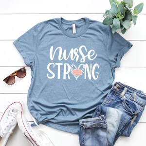 Nurse Shirts, Nurse Strong T Shirt, Nursing Student, Registered Nurse ...