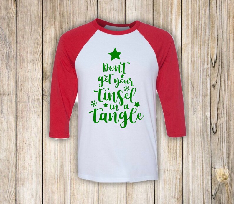 Christmas Raglan Christmas Shirts Christmas Shirts for | Etsy