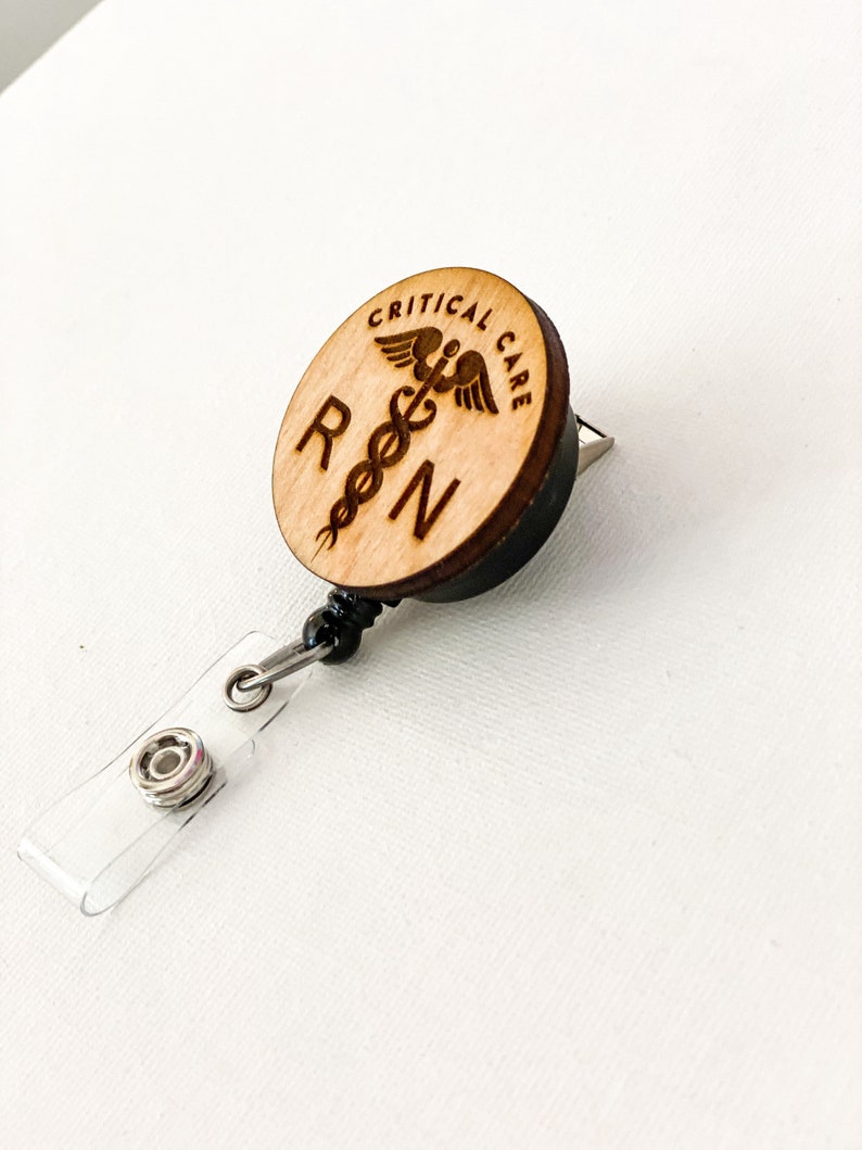ICU Nurse Badge Reel Critical Care Nurse Badge Reel ICU - Etsy