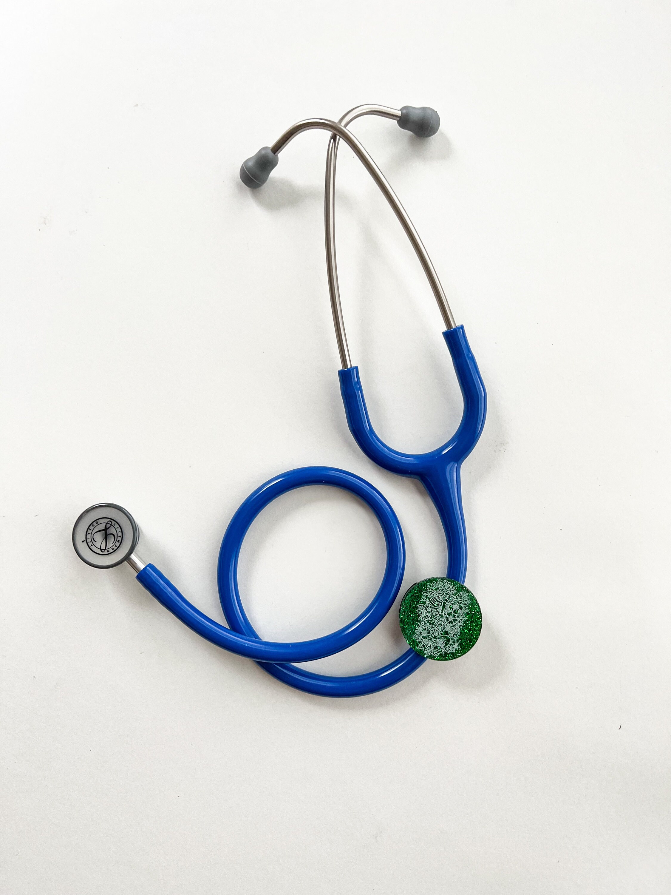 Floral Anatomical Spine Stethoscope ID Tag Custom Stethoscope | Etsy