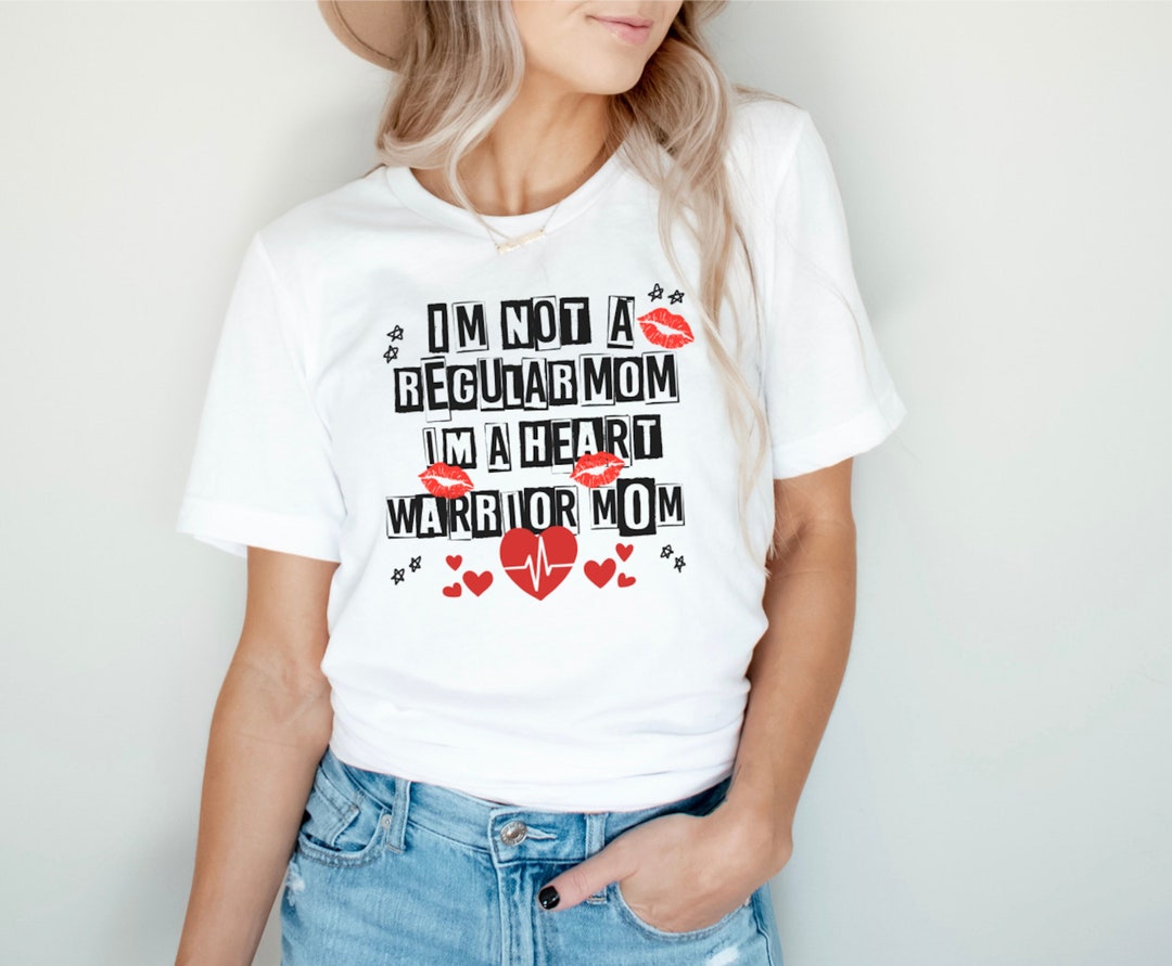Heart Mom Shirt, Heart Warrior Mom Shirt, CHD Awareness Shirt ...
