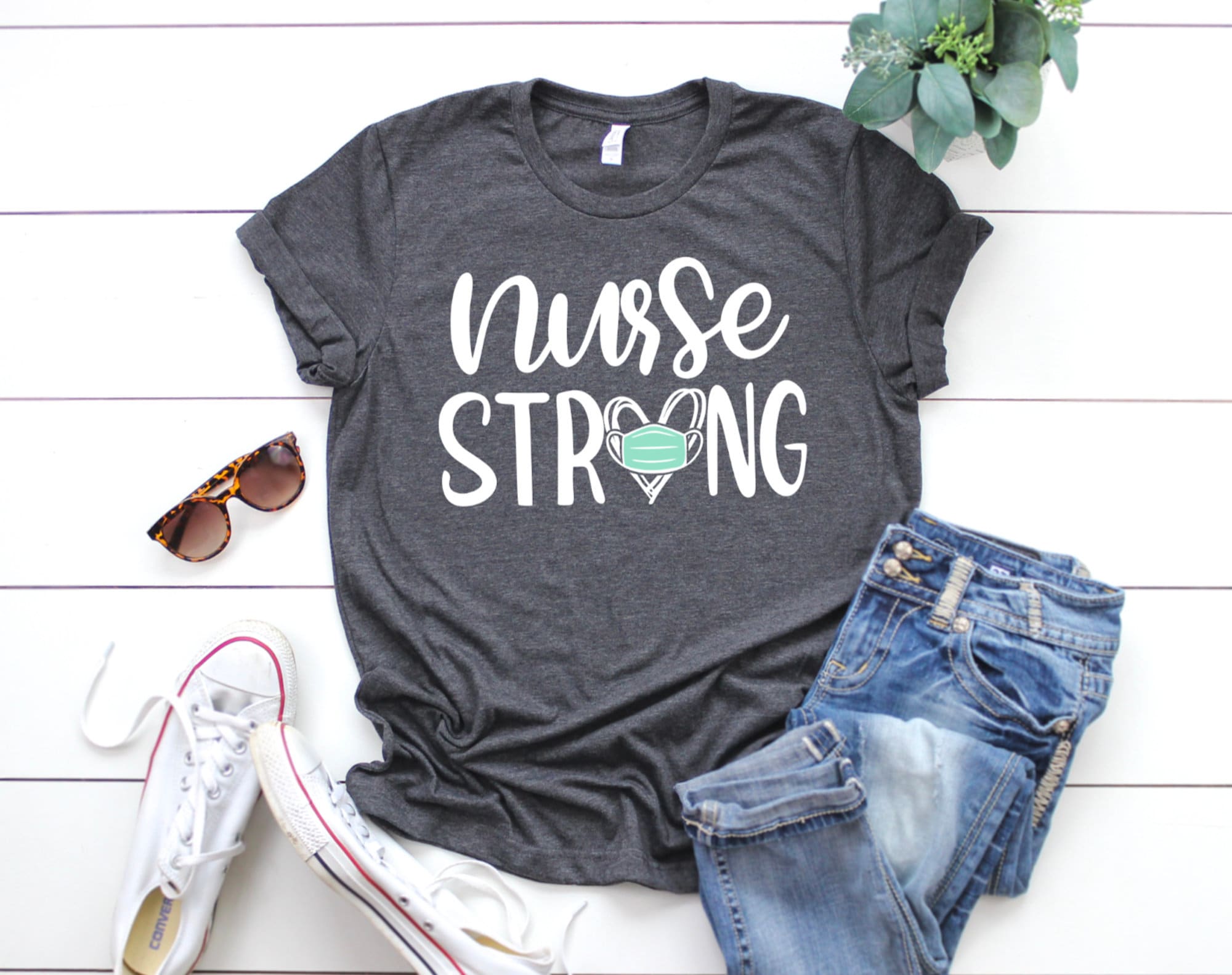 Nurse Shirts, Nurse Strong T Shirt, Nursing Student, Registered Nurse ...