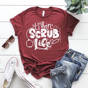 Nurse Shirts, Nurse Life, Scrub Life Shirt, Registered Nurse, Nursing ...