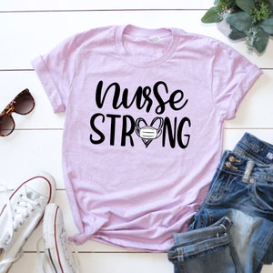 Nurse Shirts, Nurse Strong T Shirt, Nursing Student, Registered Nurse ...