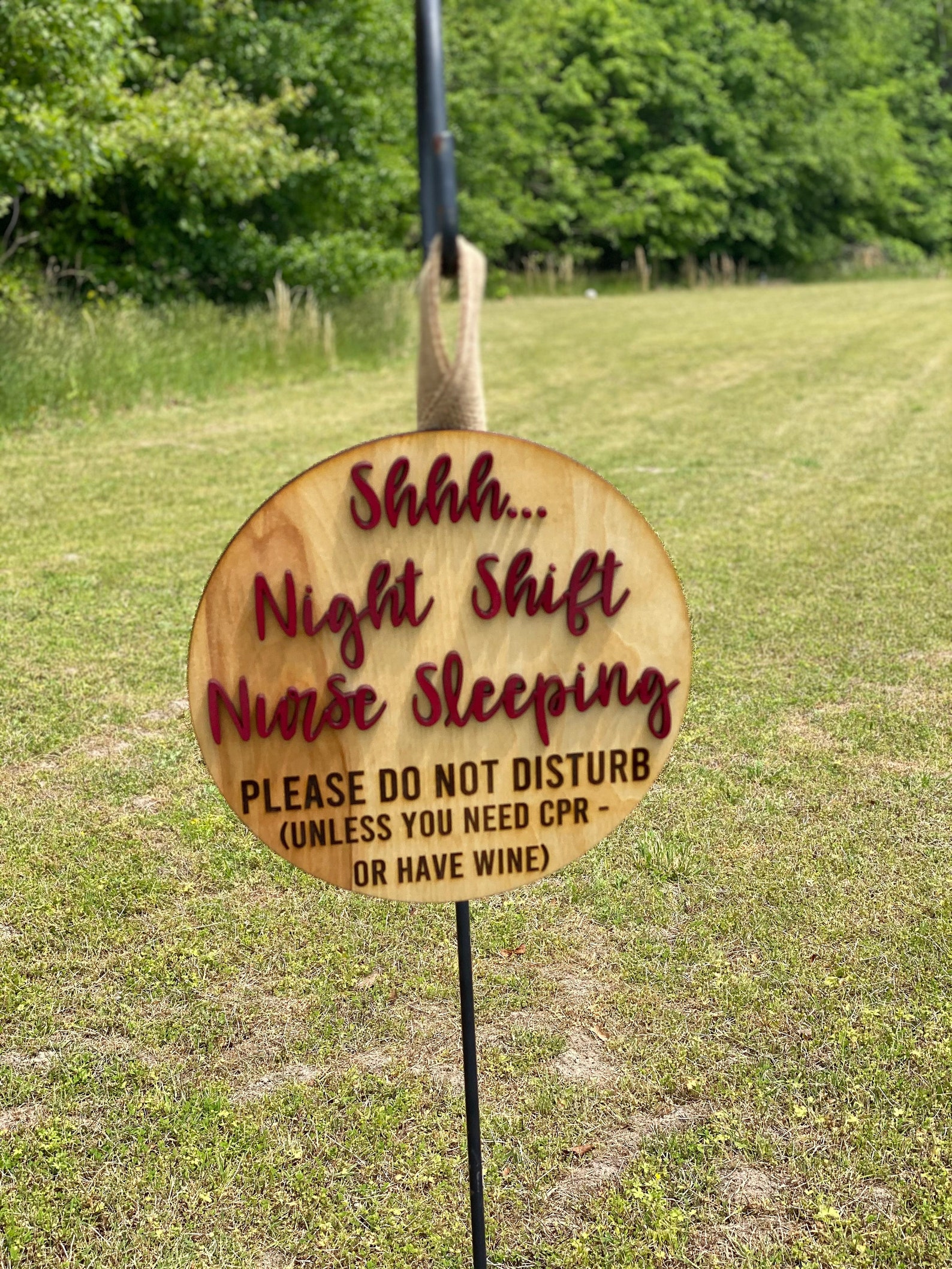 Nurse Sleeping Door Sign, Nurse Sign, Nurse Gift, Nurse Gift Ideas ...