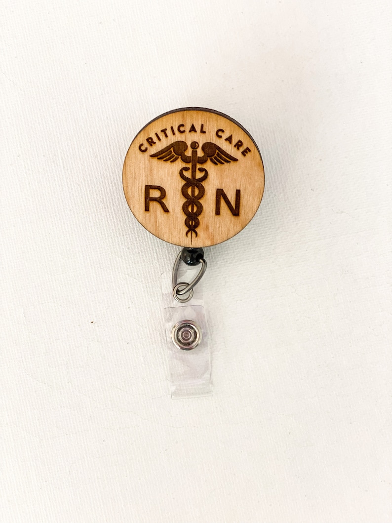 ICU Nurse Badge Reel Critical Care Nurse Badge Reel ICU - Etsy