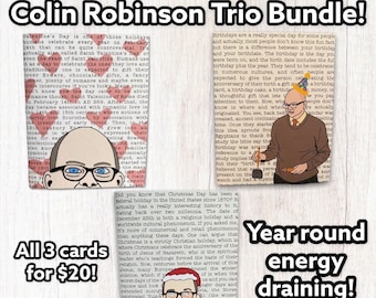 Colin Robinson Birthday Card - Etsy