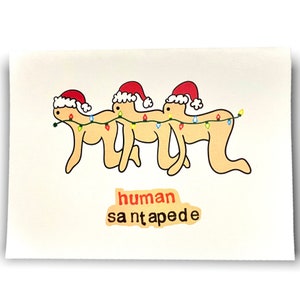 Human Centipede Santapede Horror Funny Christmas Holiday - Etsy