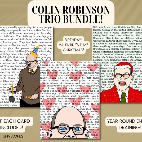 Colin Robinson Party - Etsy