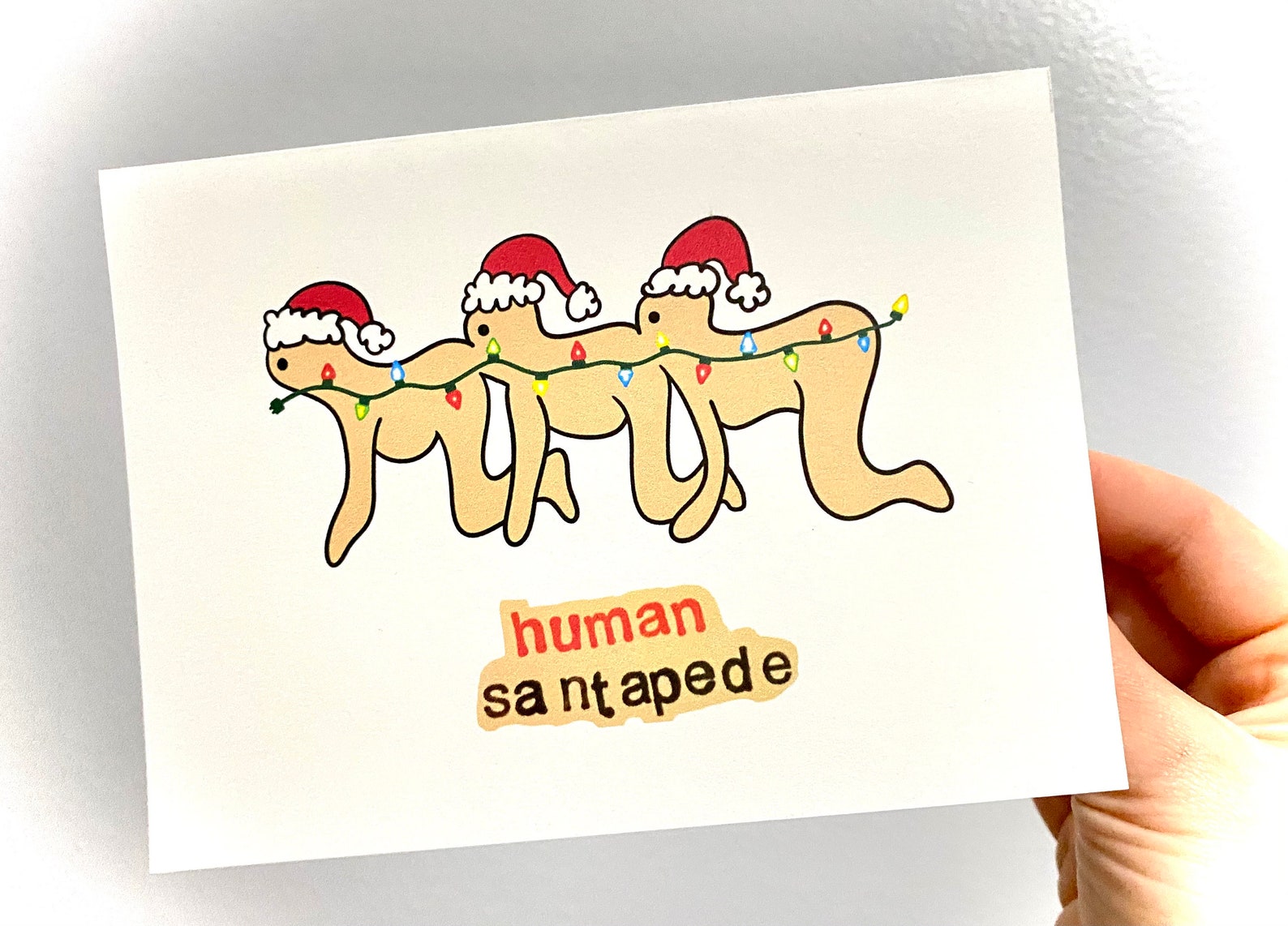 Human Centipede Santapede Horror Funny Christmas Holiday - Etsy