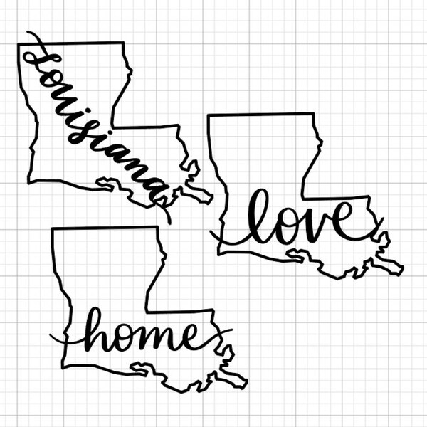 Louisiana Car Decal - Etsy