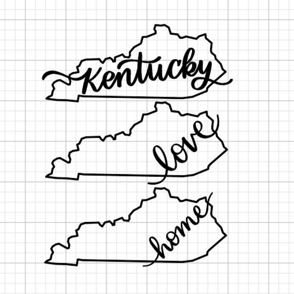Kentucky Car Decal - Etsy