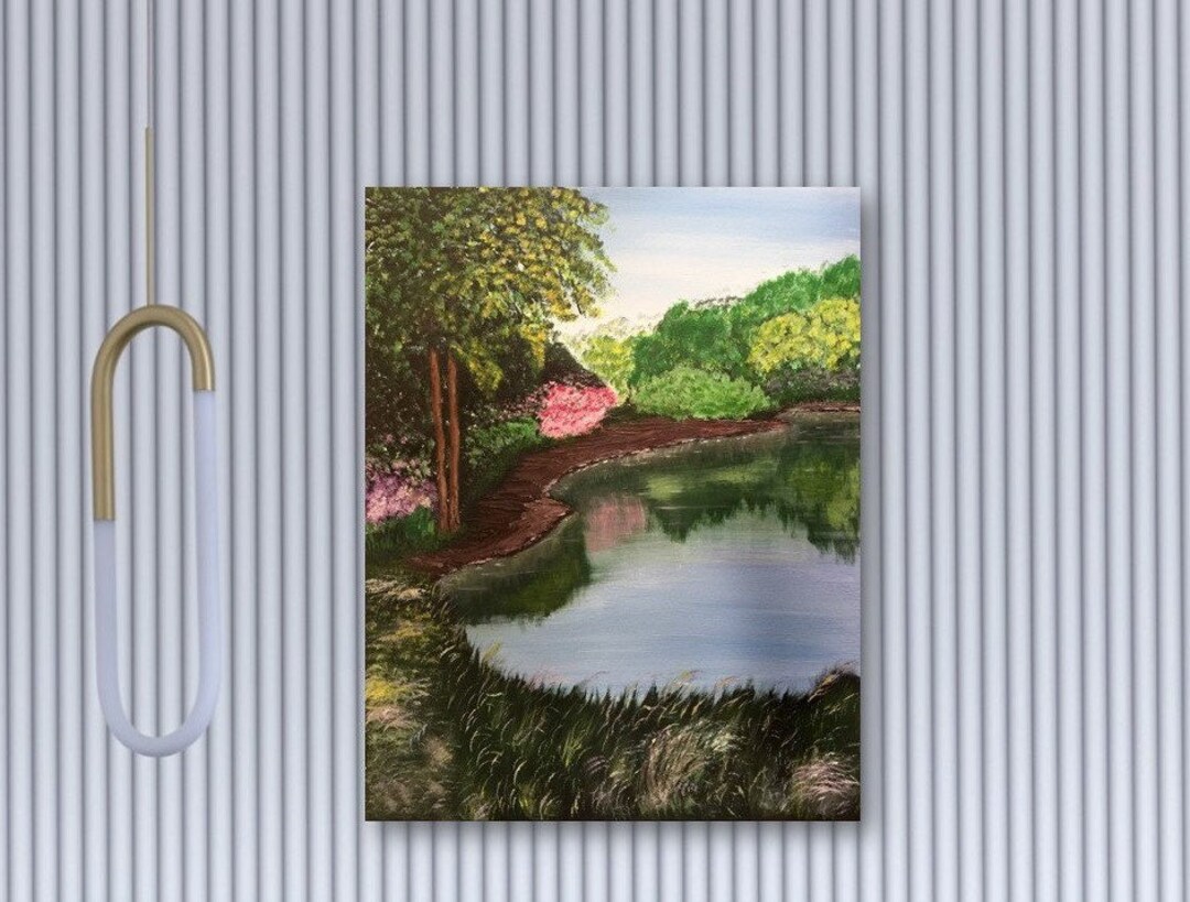Original Painting Wall Art Canvas Landscape Painting Original Artwork ...