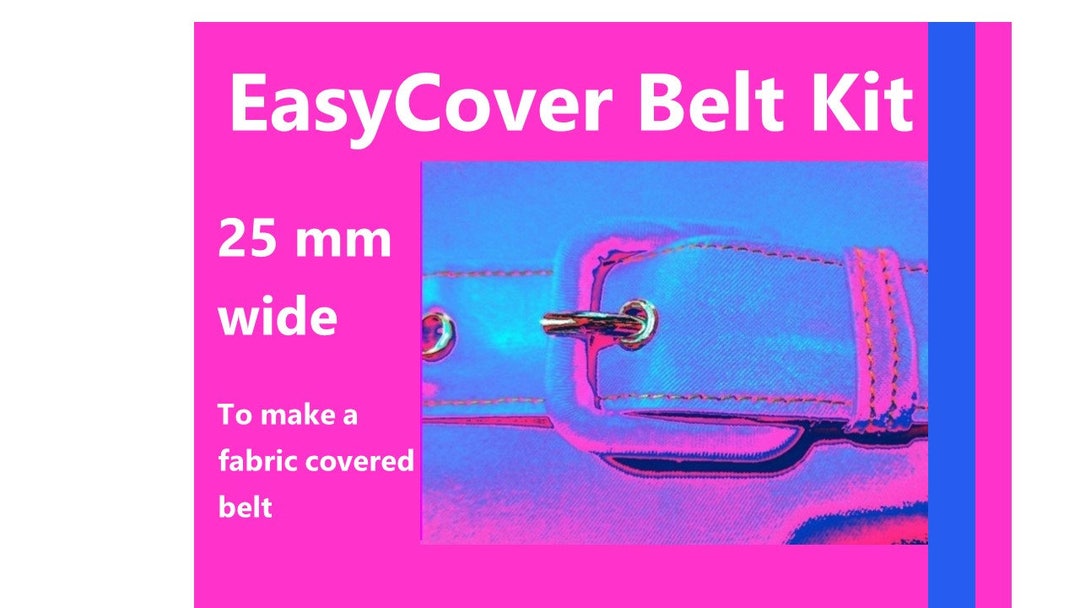 Fabric Covered Belt Kit 25mm - Etsy UK