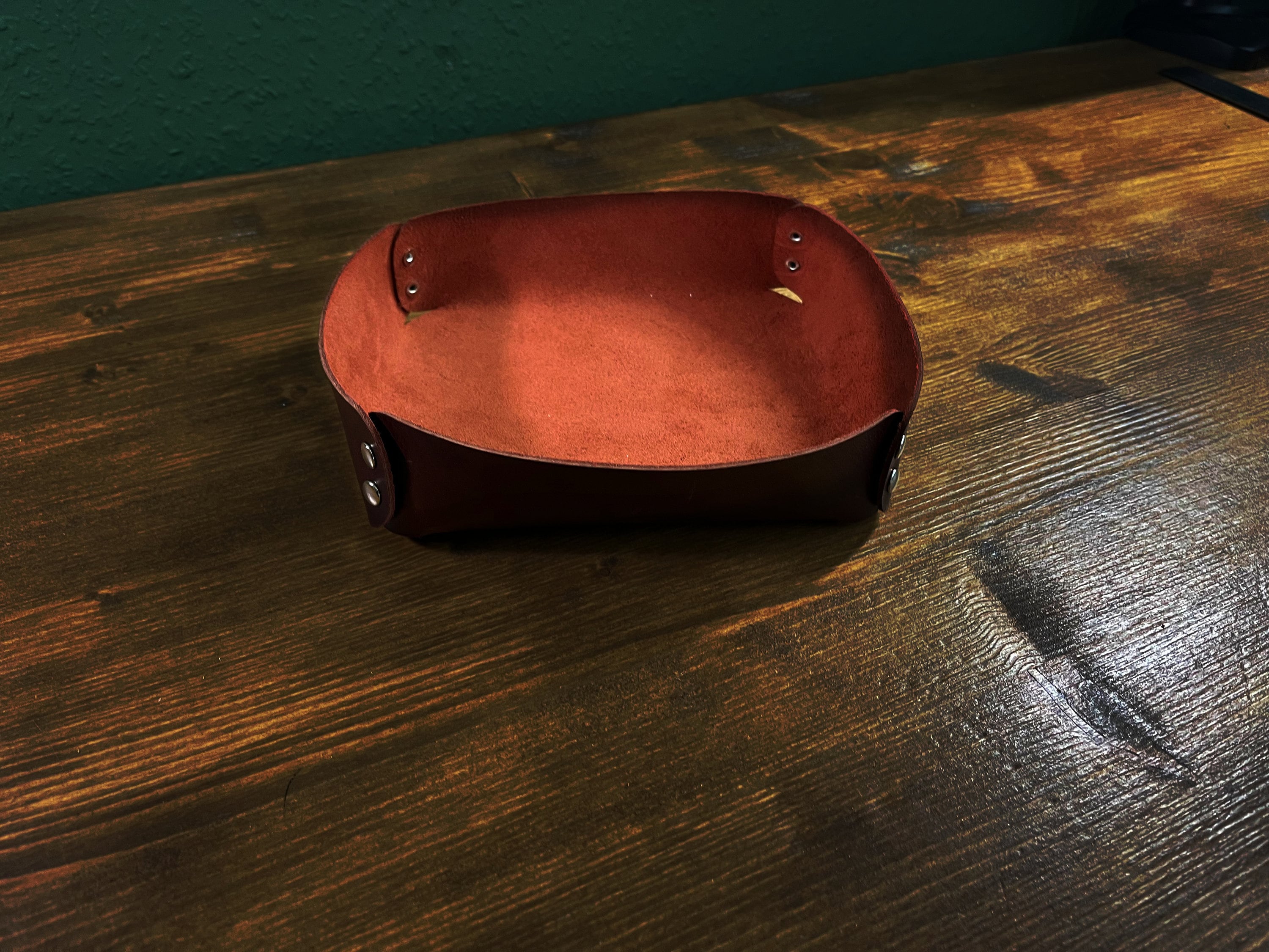 Leather Tray Template Tray, PDF Pattern | A4 Template Mens Leather ...