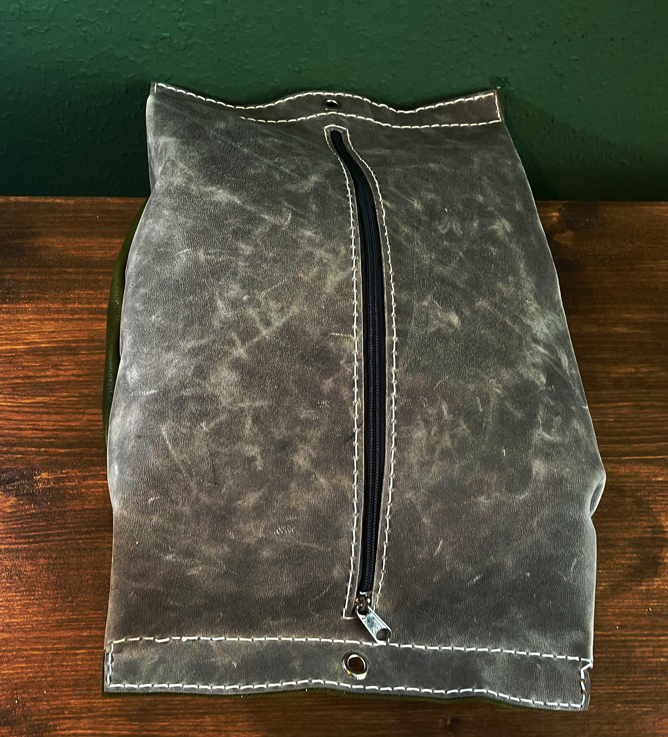 Leather Pattern Square Backpack Pattern Template Back Bag Rugsack Men ...
