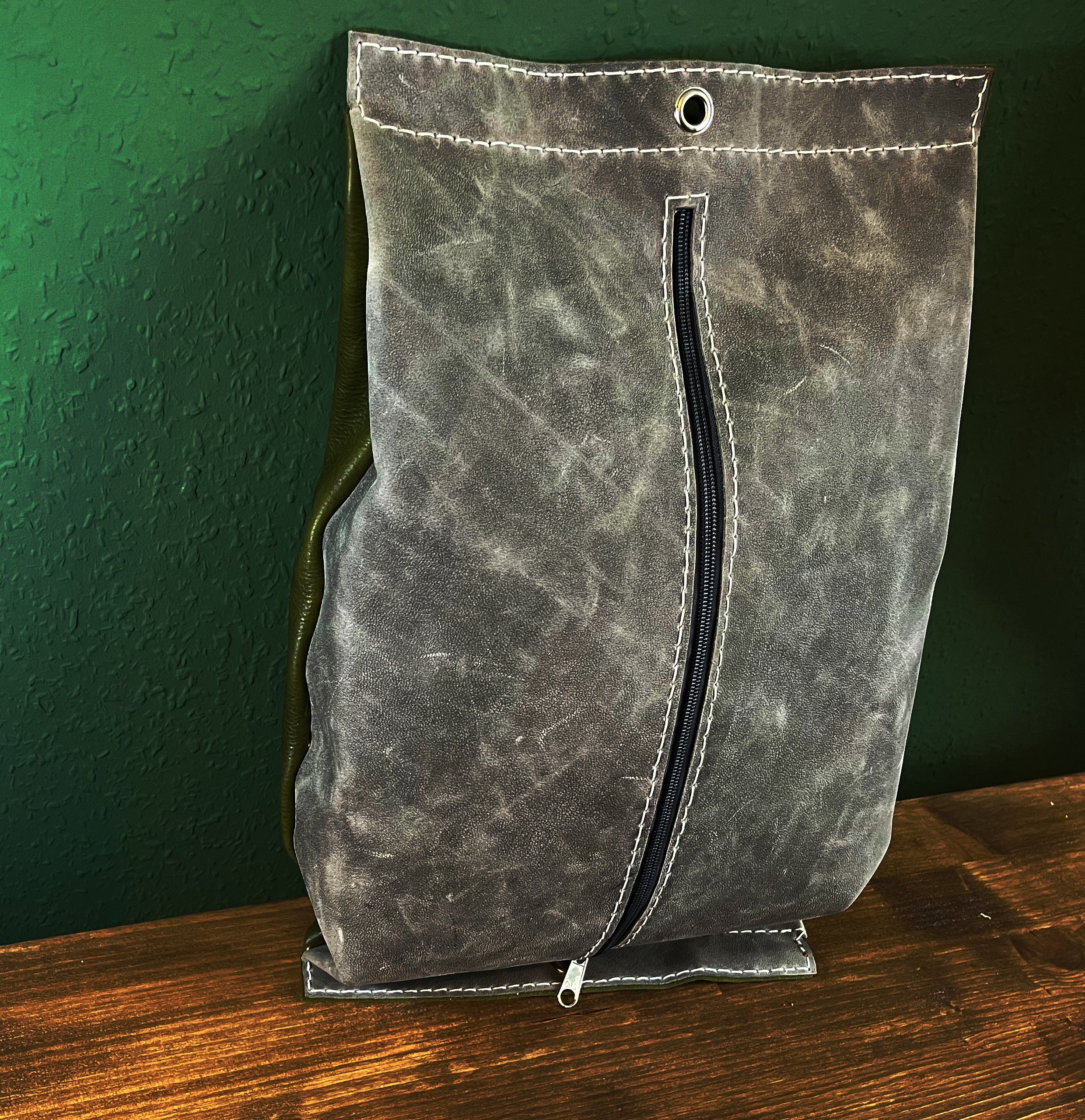 Leather Pattern Square Backpack Pattern Template Back Bag Rugsack Men ...
