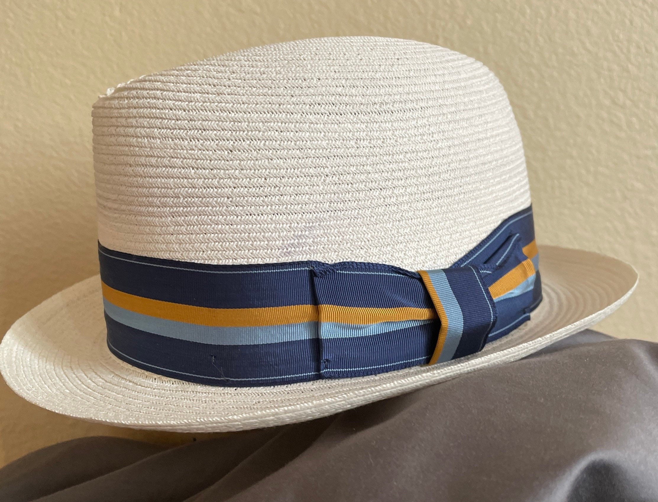 Vintage Fedora Hat Bleach White From 50s 60s Mint Condition - Etsy