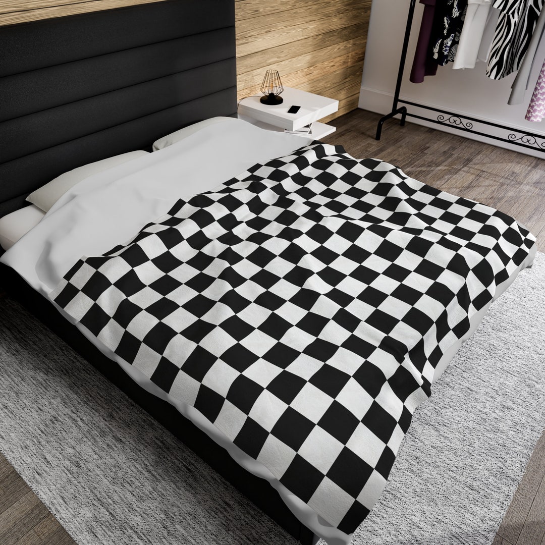 Blanket Gift Checkered Blanket Checkered Gift Throw Blanket for Couch ...