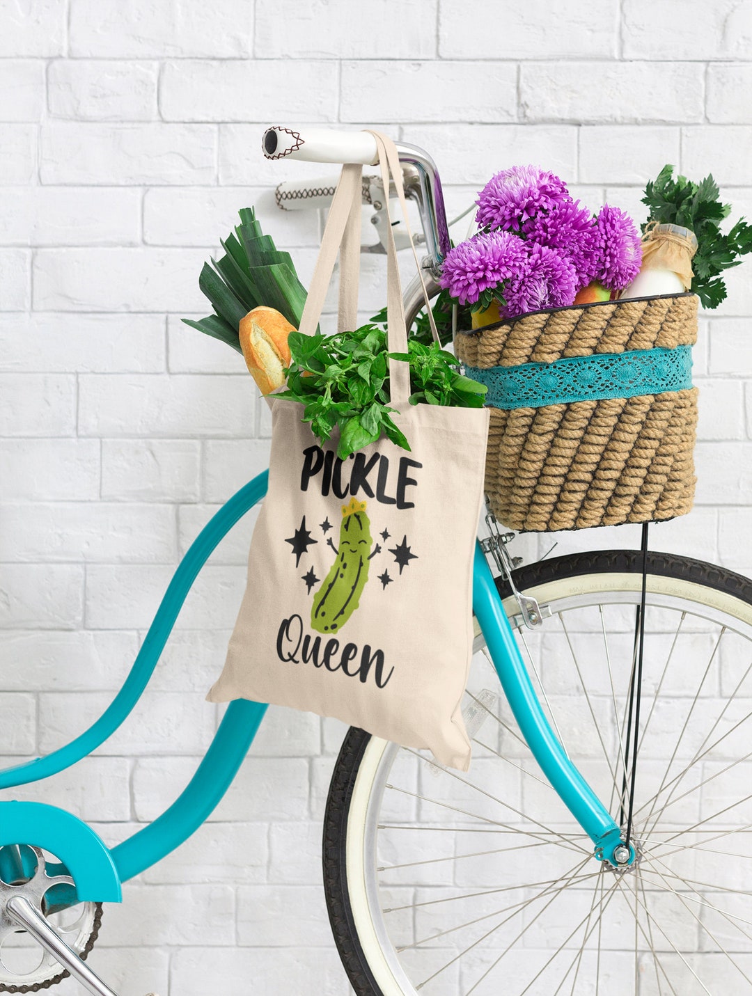 Pickle Tote Bag, Canvas Bag, Pickle Tote Bag, Gift for Her, Pickle ...