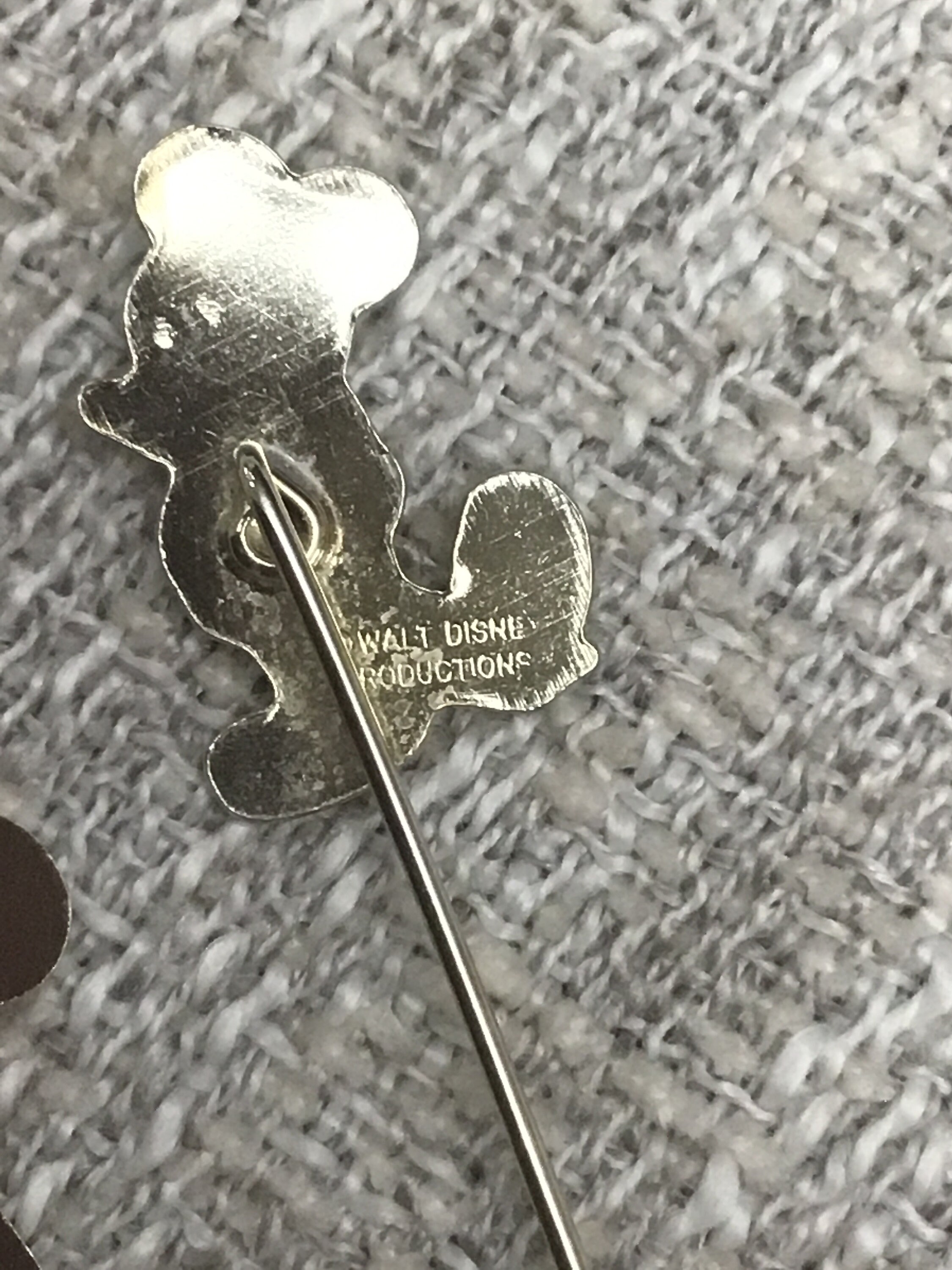 Vintage Mickey Mouse Stick Pin & Necklace - Etsy