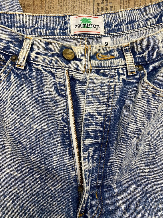 Palmetto’s RARE Vintage White Washed Denim Jeans 80’s - Gem