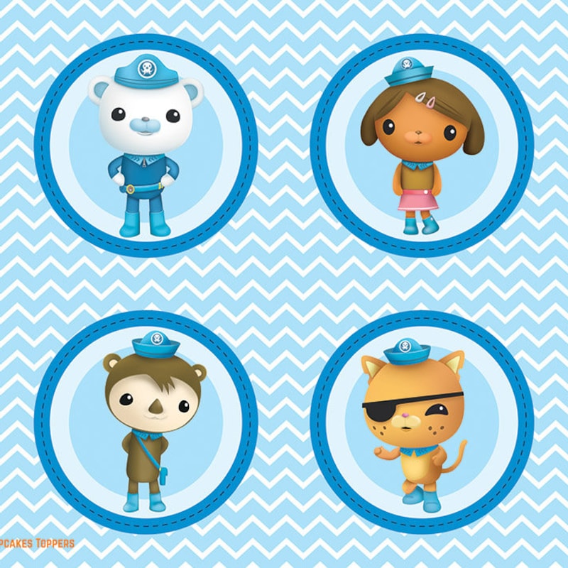 Octonauts Cake Topper - Etsy Australia