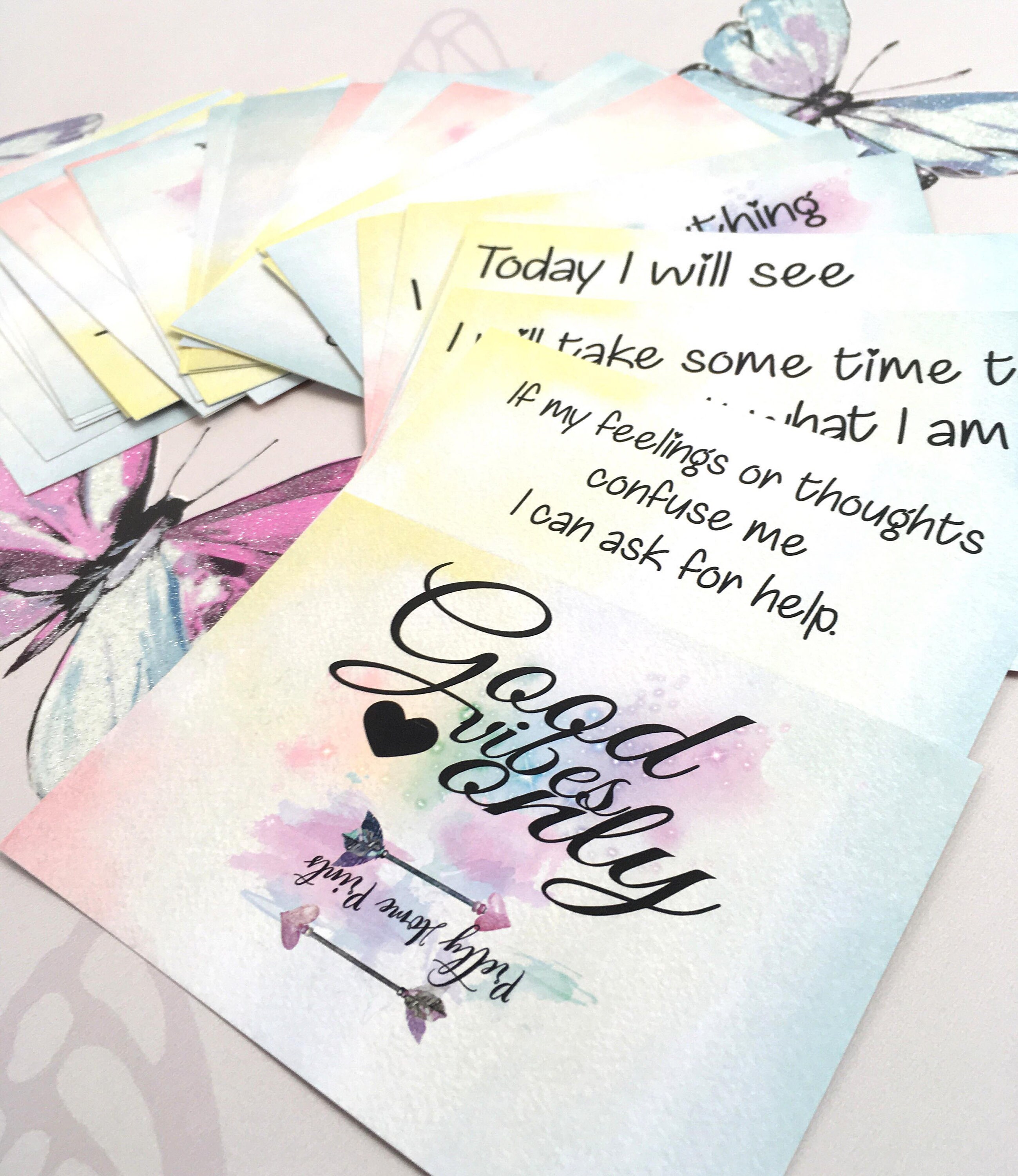 Good Vibes Only© Affirmation Cards for Young Women DOWNLOAD & PRINT - Etsy