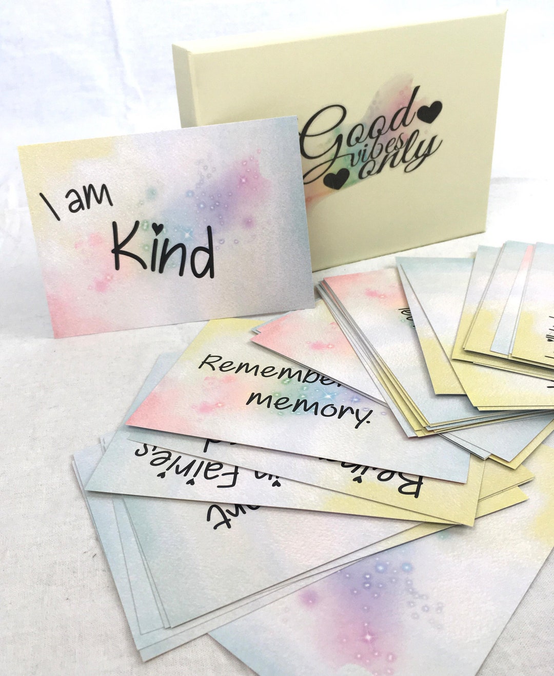 Good Vibes Only© Affirmation Cards for Young Women DOWNLOAD & PRINT - Etsy
