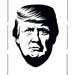 Donald Trump Pumpkin Carving Pattern | Easy Trump 2024 Printable Jack-o ...